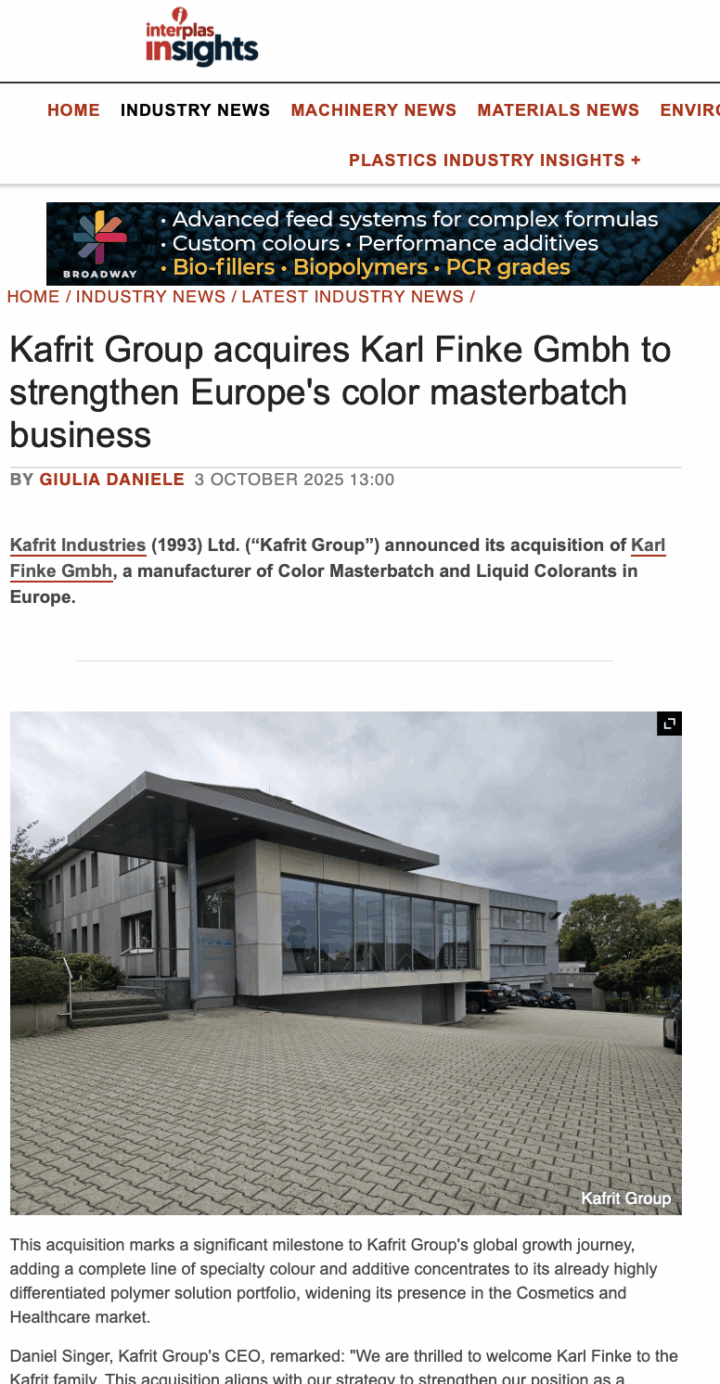 Zukunft der Karl Finke GmbH & Co. KG gesichert